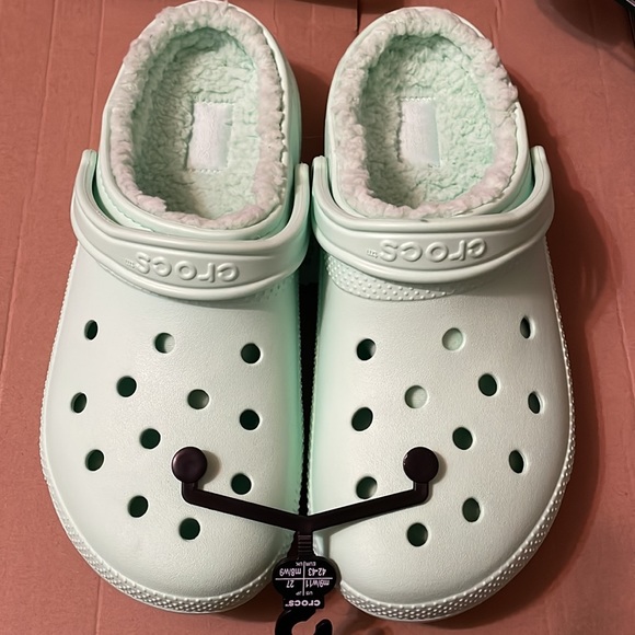 CROCS | Shoes | Mint Green Crocs Classic Lined Clog | Poshmark